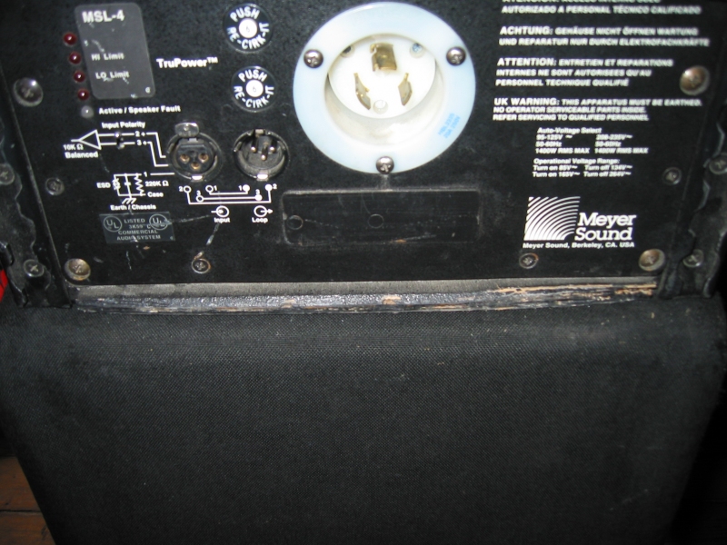 Used MSL-4 by Meyer Sound - Item# 13548