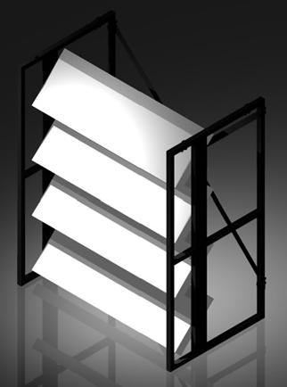 Used LED Louver Tower by Vivid Lighting Solutions - Item# 27856