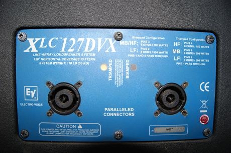 Used XLC127DVX Package by Electro-Voice - Item# 30327