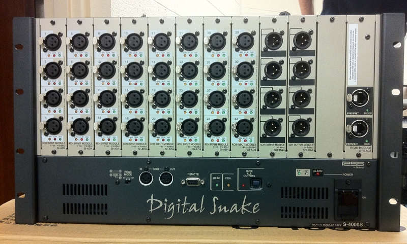 Used S-4000 Digital Snake System by Roland - Item# 38038