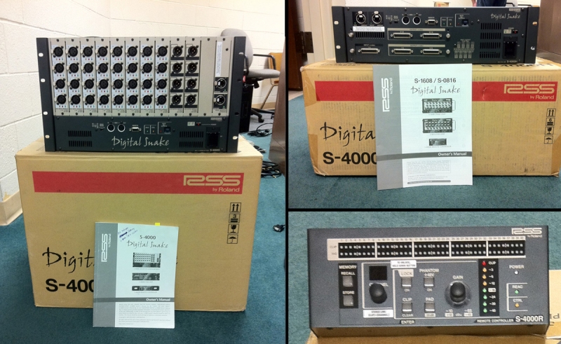 Used S-4000 Digital Snake System by Roland - Item# 38038