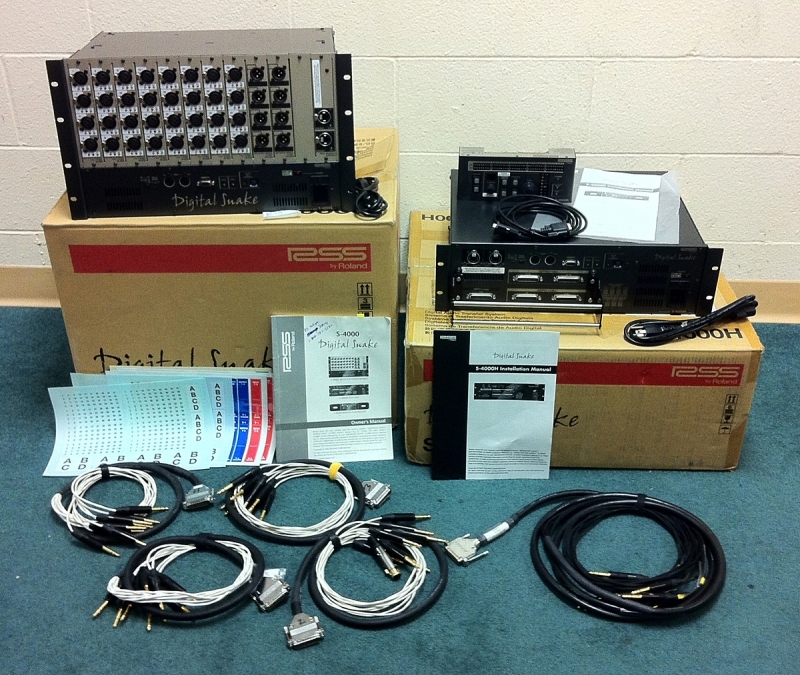 Used S-4000 Digital Snake System by Roland - Item# 38038